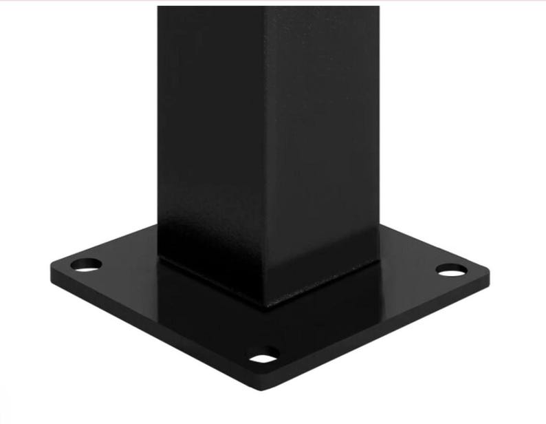 Powder Coated Metal Gate Post: Heavy-duty Driveway Post - 4x4 or 6x6 - Etsy