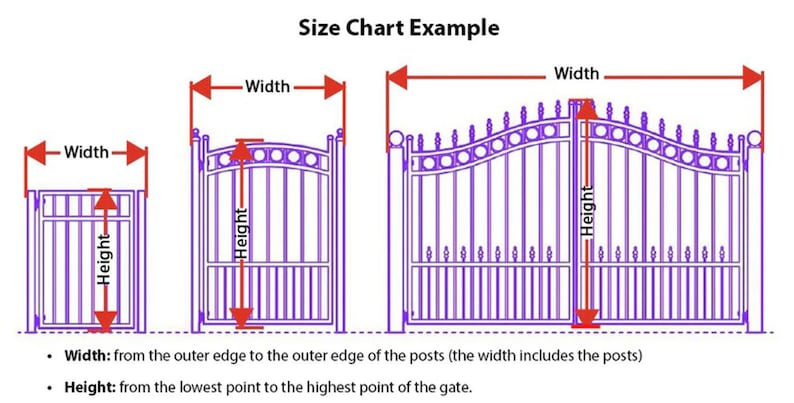 Driveway Metal Gate / Swing Gate - Urban Design - MG0021 - Etsy