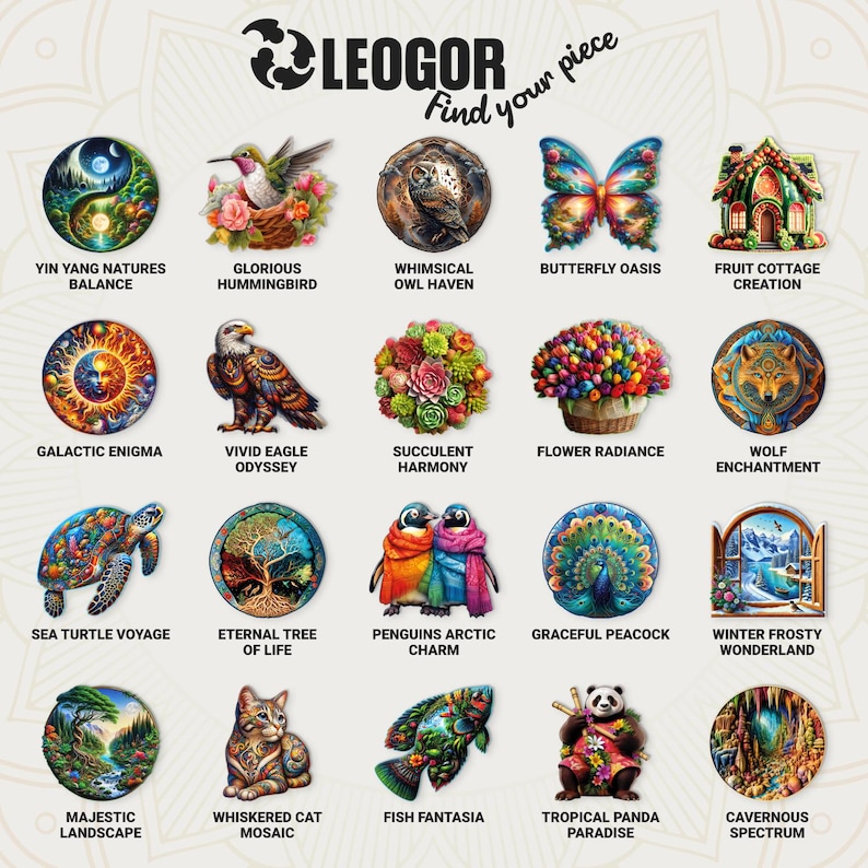 Extra-thick 5mm Wooden Puzzle for Adults – 500 Pieces | Wood Puzzles ...