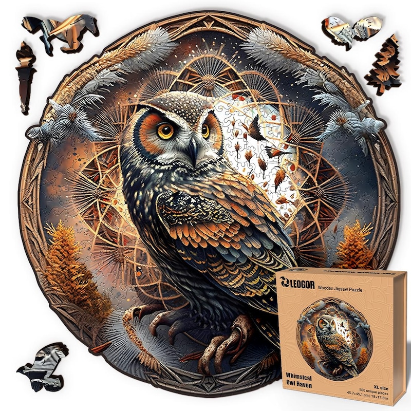 Adult Owl Puzzles - Etsy