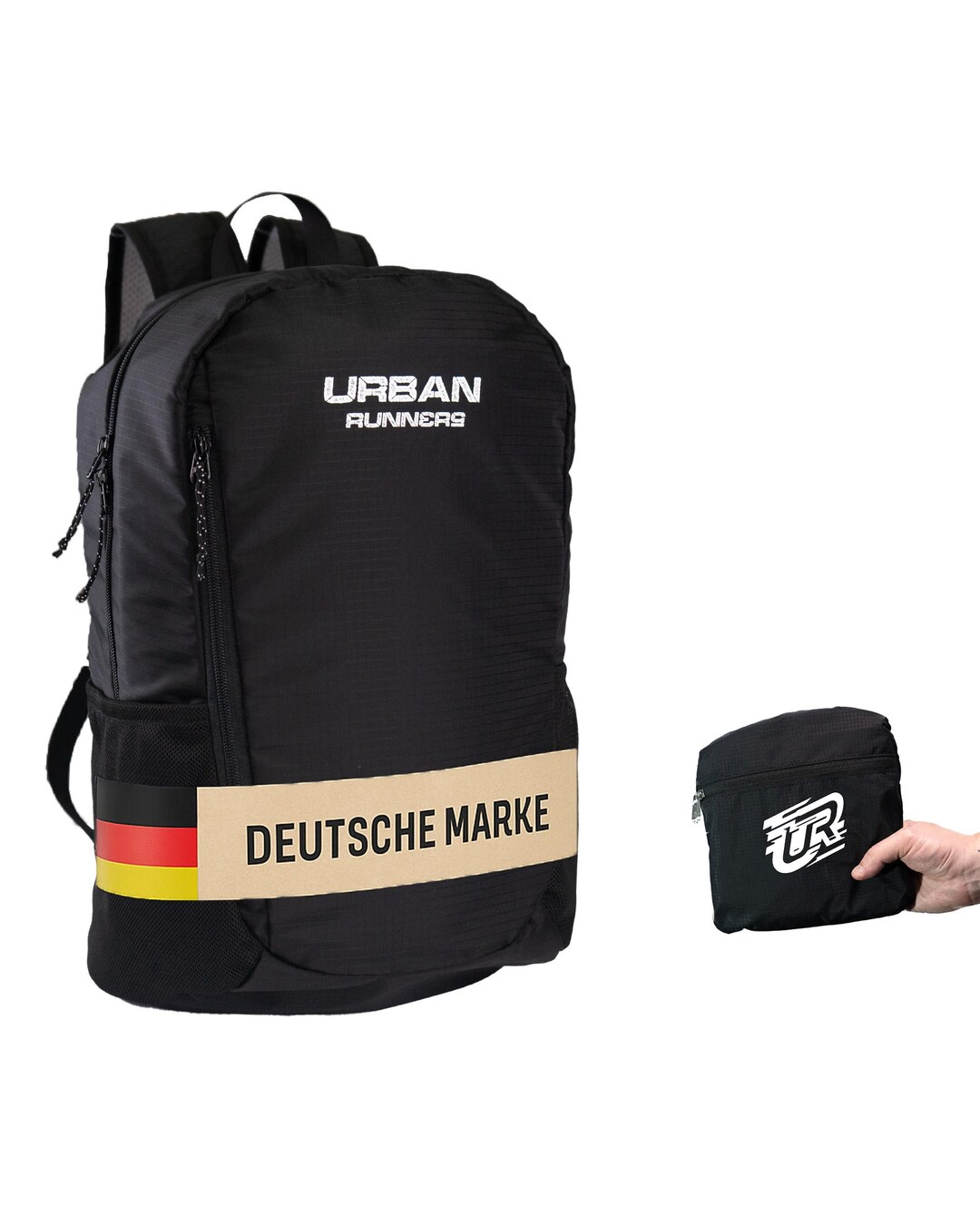 Urban Runners® Premium Active Daypack Ultralight, Foldable 20L Backpack ...