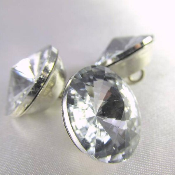 Rhinestone Buttons - Etsy