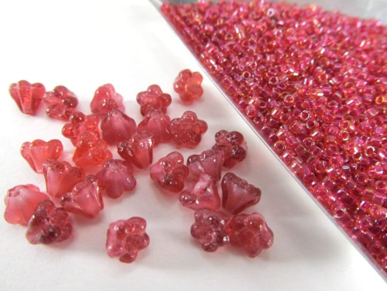 Inside Dyed Ruby AB Miyuki Delica 11.0 Seed Beads 8 Grams - Etsy