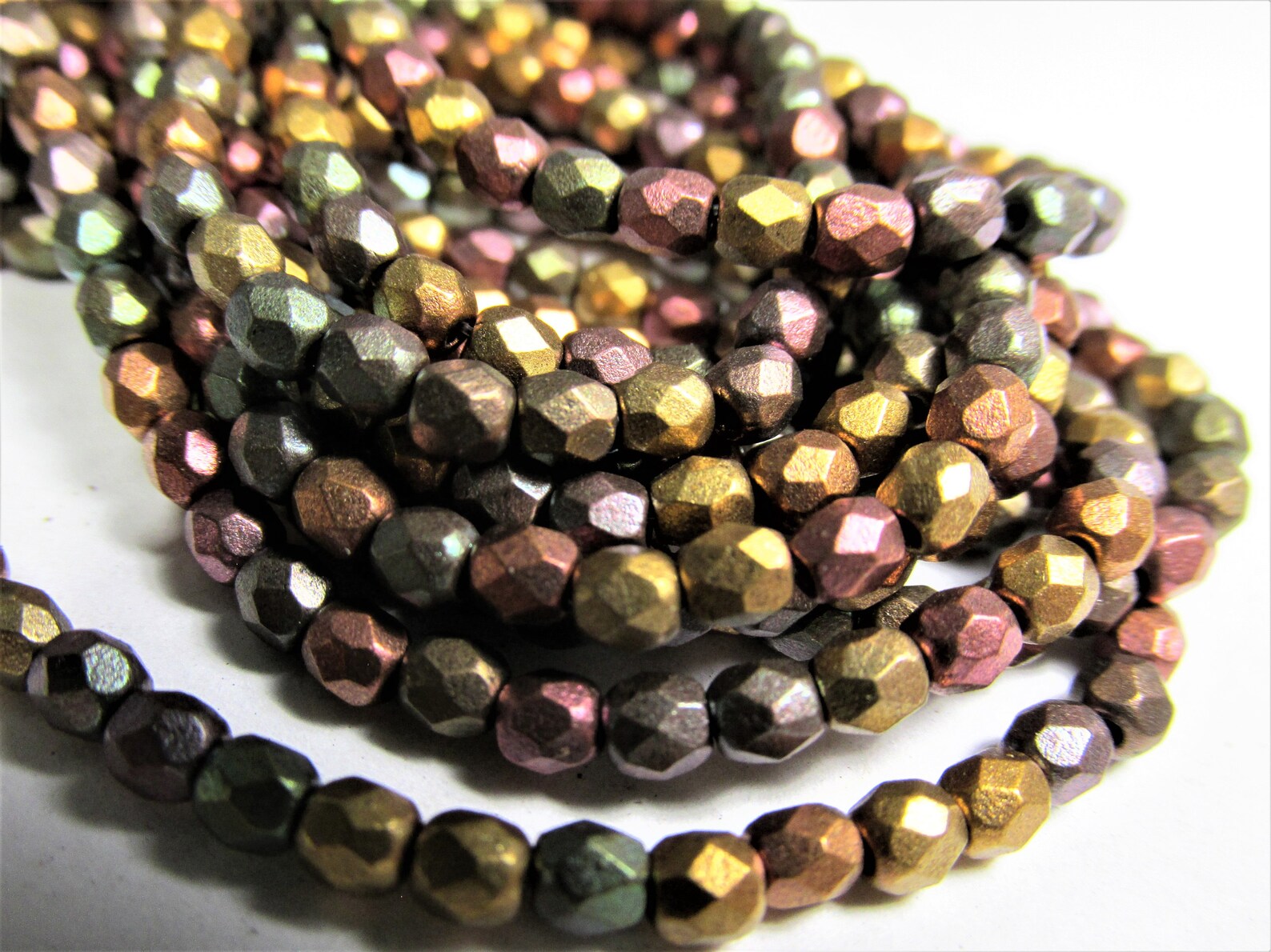 Metallic Mix Bronze Copper Antique Gold Dark Green and Dark - Etsy