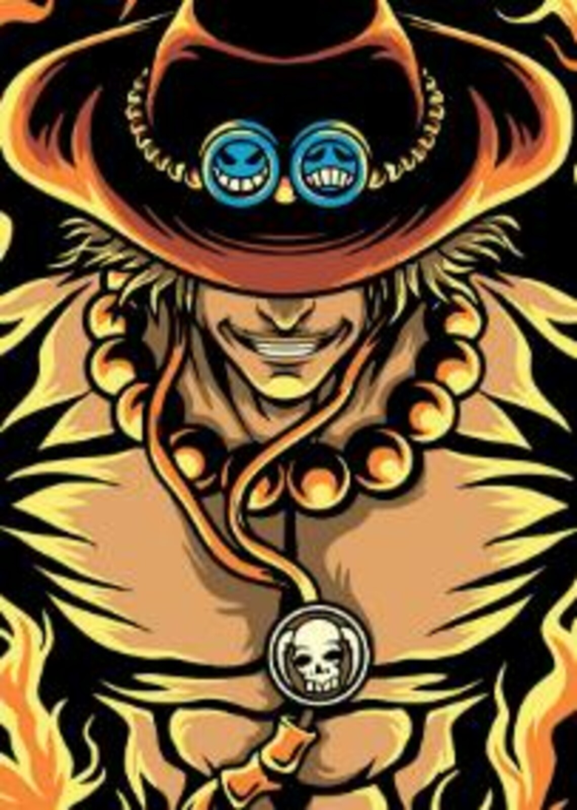 Fire Fist Ace PNG: One Piece Anime Flame Art (digital Download) - Etsy