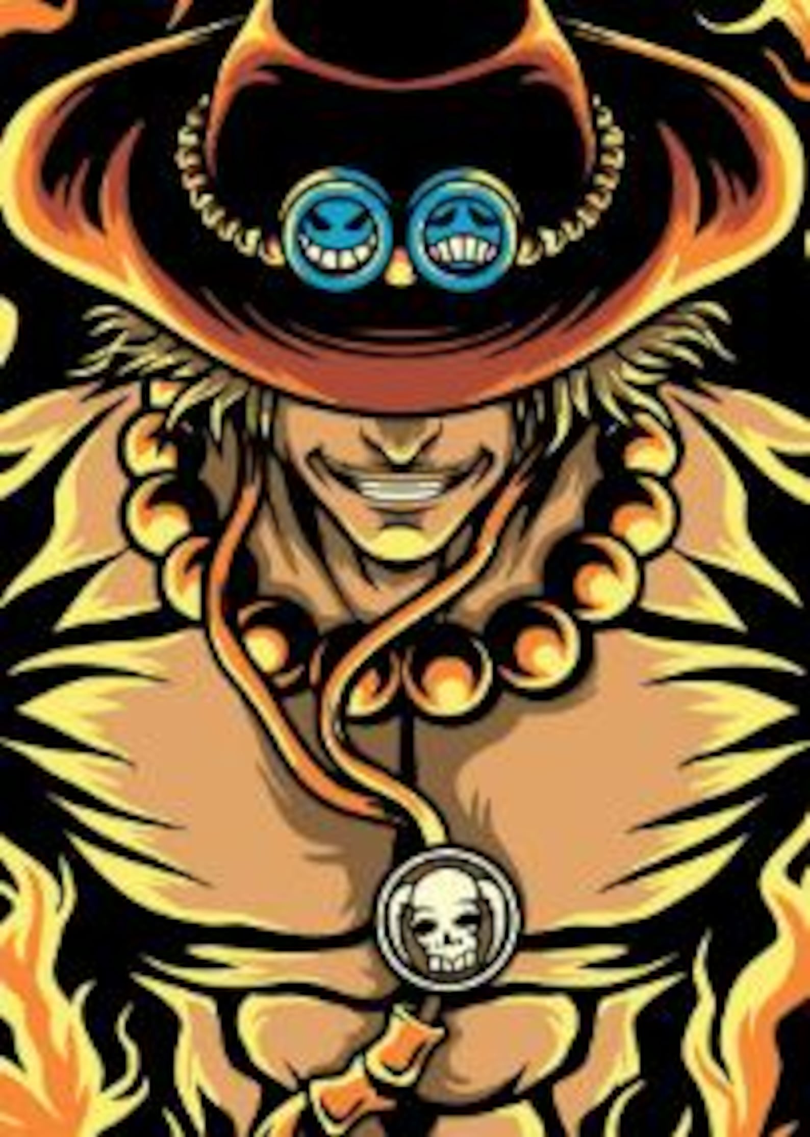 Fire Fist Ace PNG: One Piece Anime Flame Art (digital Download) - Etsy