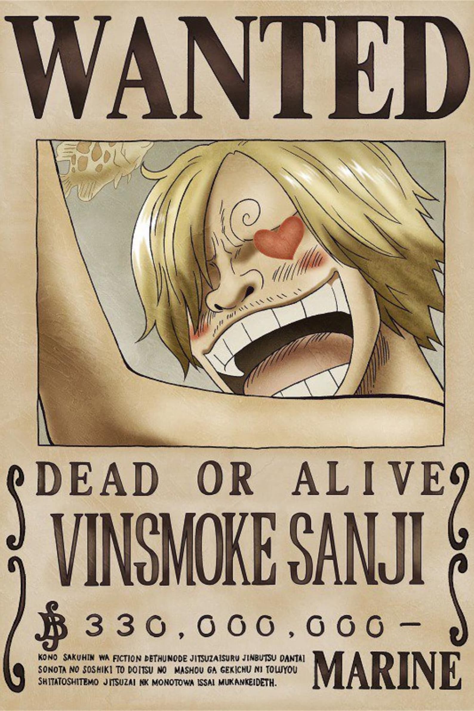 One Piece Wanted Posters | Straw Hat Crew Anime Art (digital Download ...