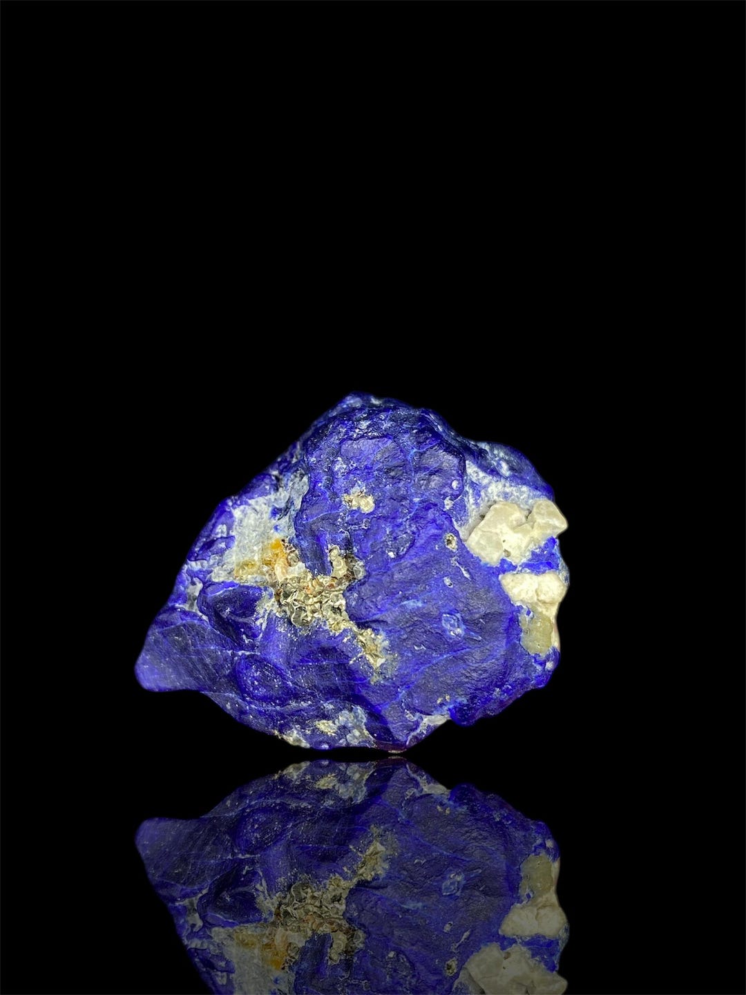 47carat Royal Blue Lazurite With Pyrite Healing Specimen With Marcasite ...