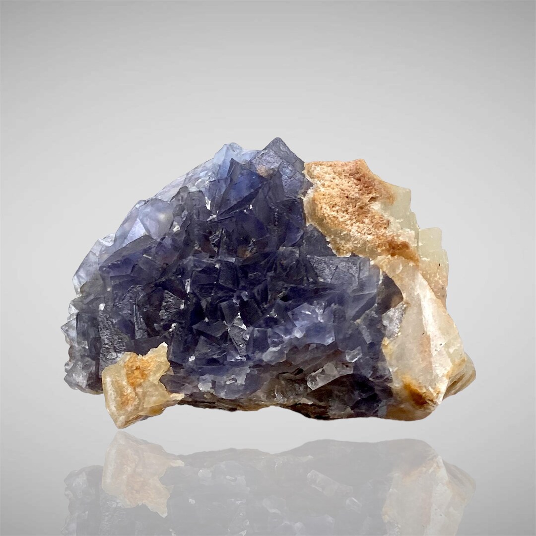 92gram Most Beautiful Natural Cubic Color Change Phantom Blue Fluorite ...