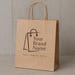 Minimalist Shopping Bag Logo Design | Editable Brand Logo for Boutique ...