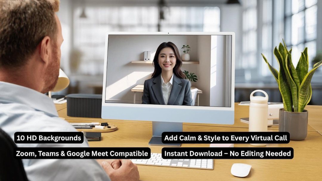 Pastel Zoom Backgrounds for Teachers & Coaches | 10 Cozy Workspaces ...