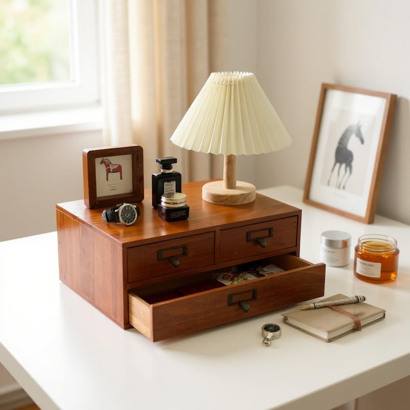 Table Top Drawer & Shelf - Etsy UK