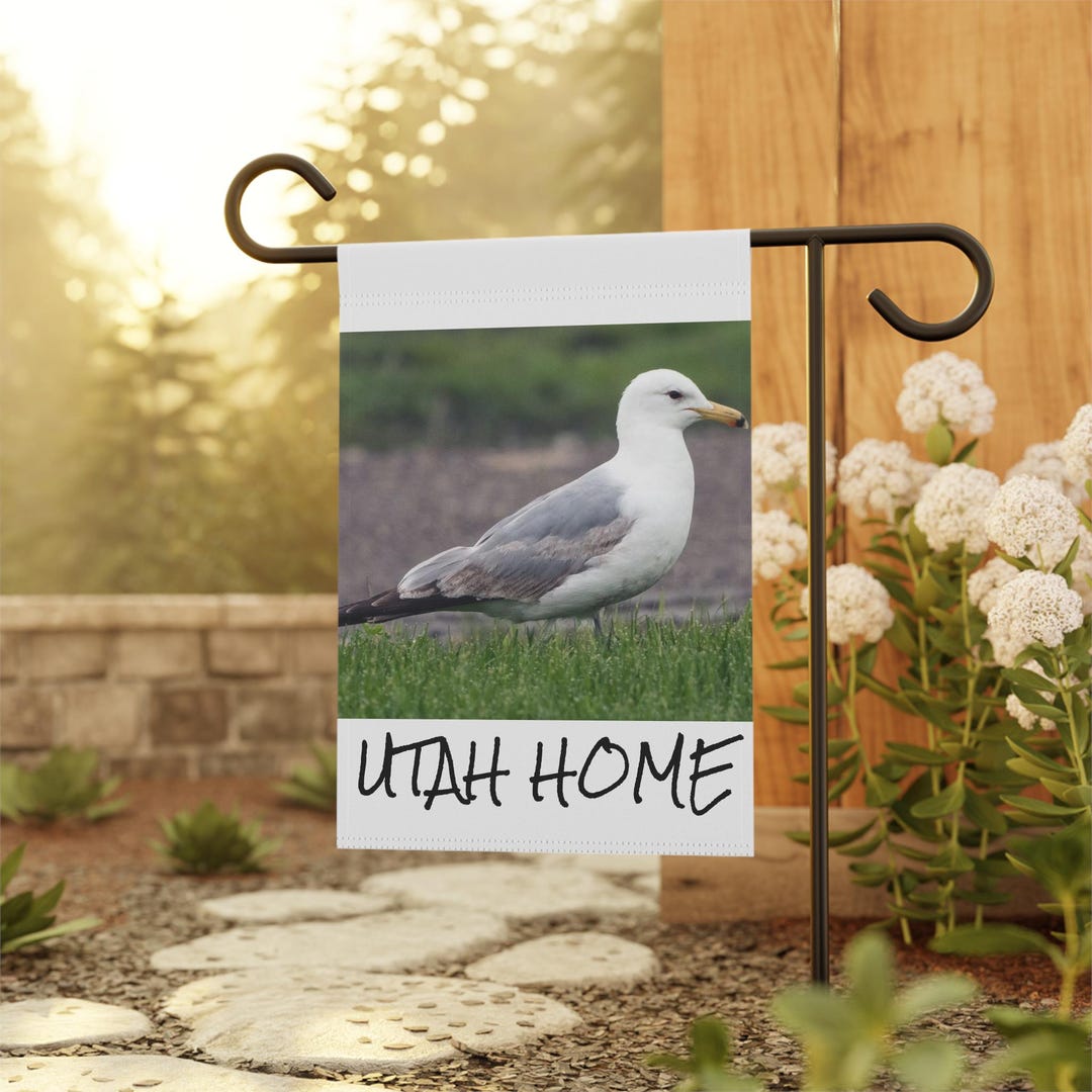 Garden & House Banner, Utah State Bird, California Sea Gull - Etsy