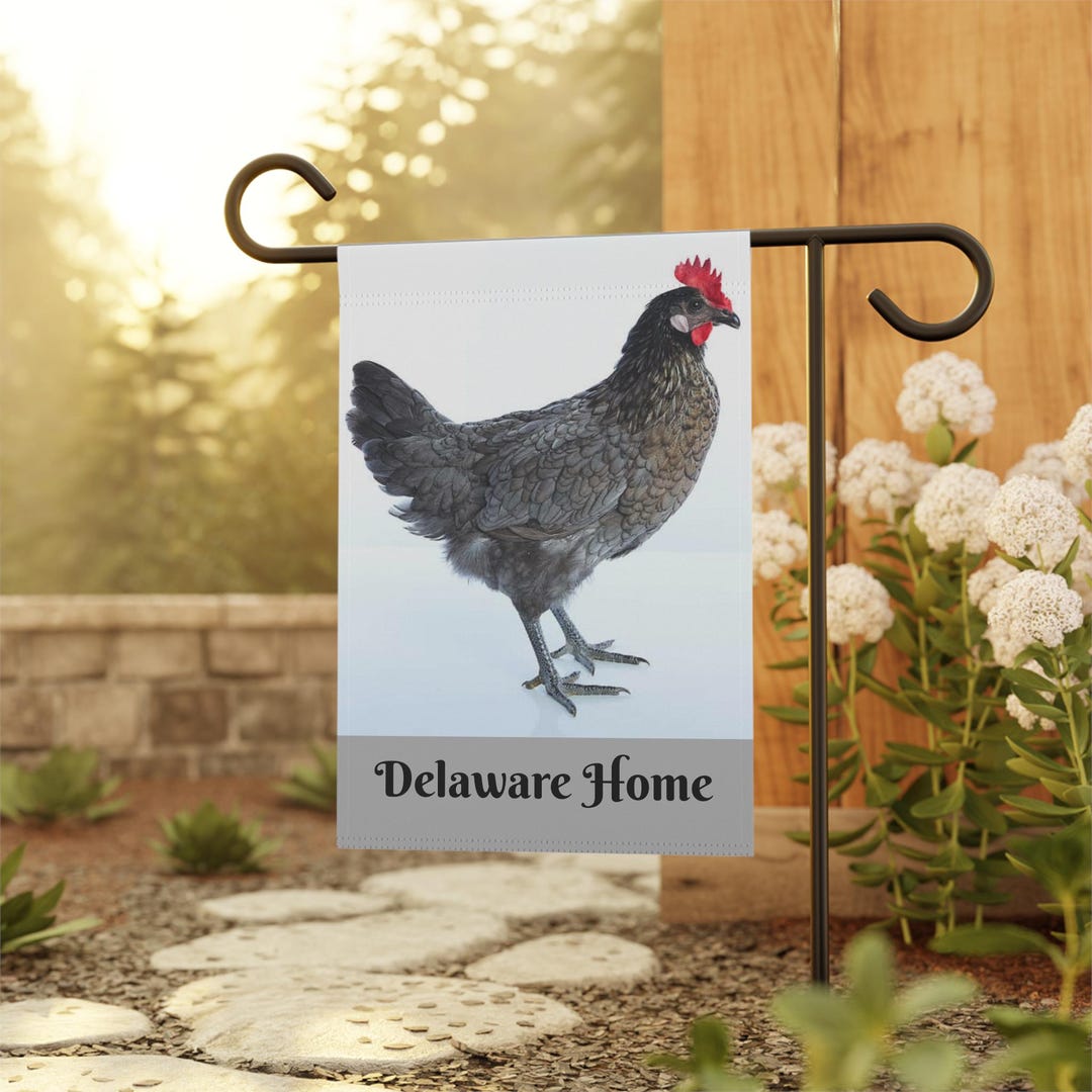 Garden & House Banner, Delaware State Bird, Delaware Blue Hen - Etsy