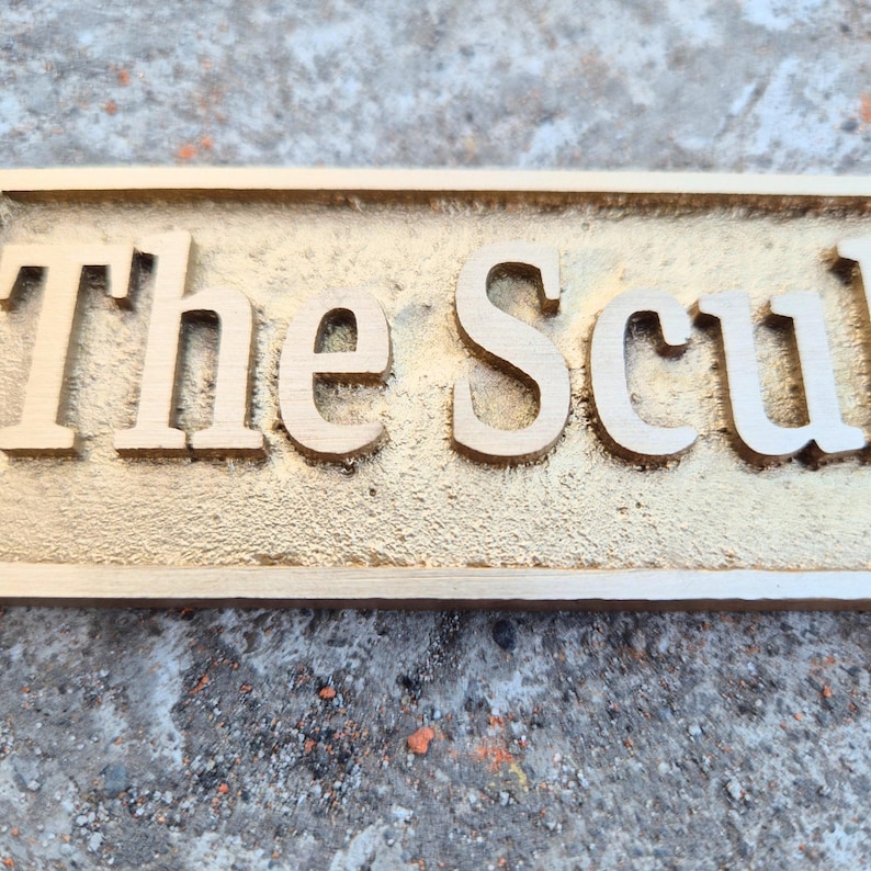 Custom Brass Plaque Personalized Sign Name Plaque Engraved Memorial ...