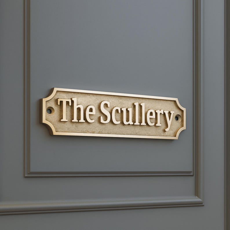 Custom Brass Plaque Personalized Sign Name Plaque Engraved Memorial ...