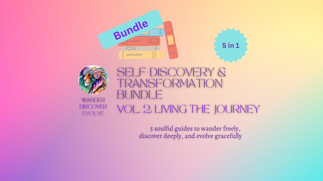 Self-discovery & Transformation Bundle – Vol. 2: Living the Journey - Etsy