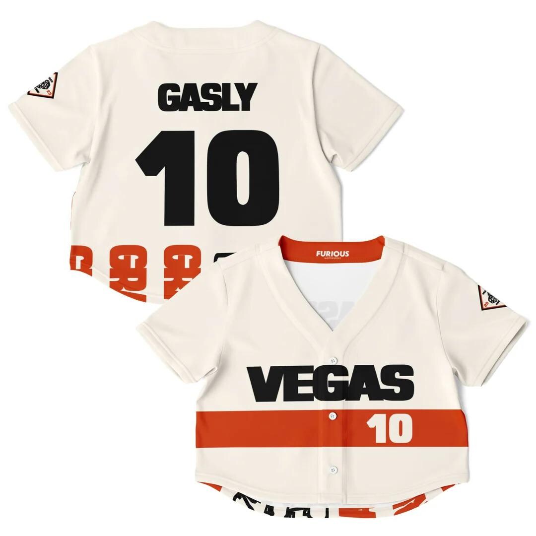Pierre Gasly 10 Vegas Street Circuit Crop Top, Alpine F1 Female Racing ...