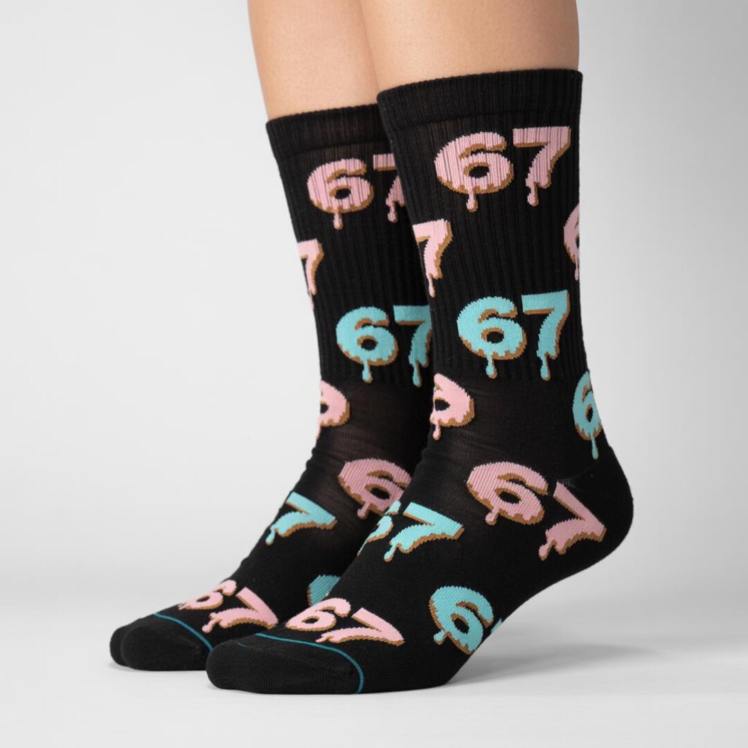 67 Meme Socks, Viral Tiktok Joke Gag Gift - Etsy