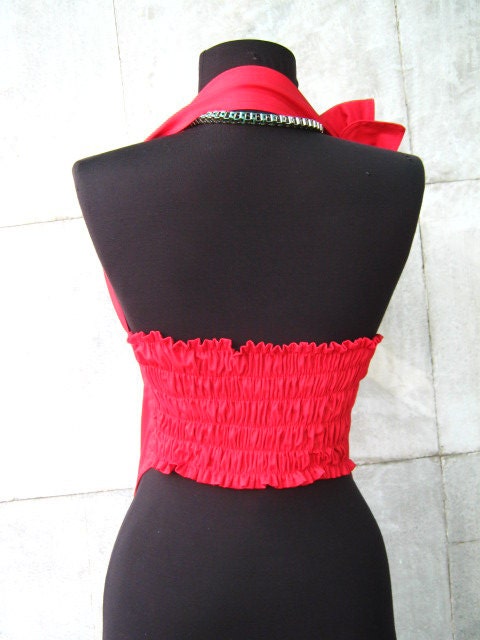 Red-corset Bodice - Etsy