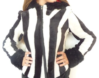 Red Fluffy Jacket - Etsy