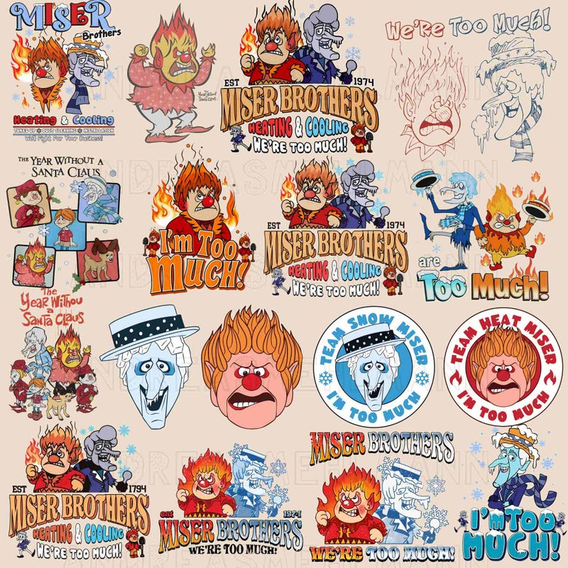 Heat and Snow Misers Decor - Etsy UK