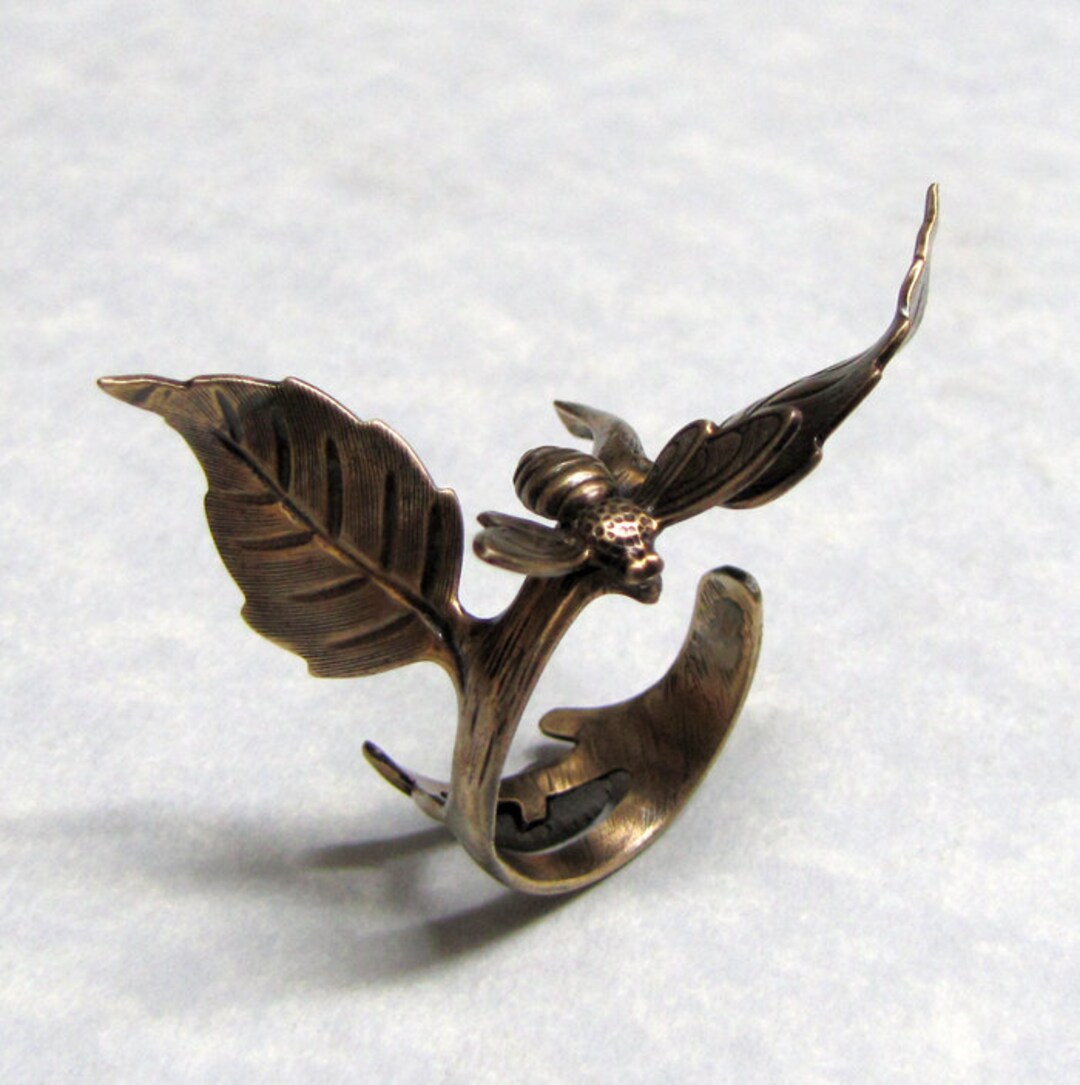 Fairy Tale Scout Bee Forest Ring Band - Etsy