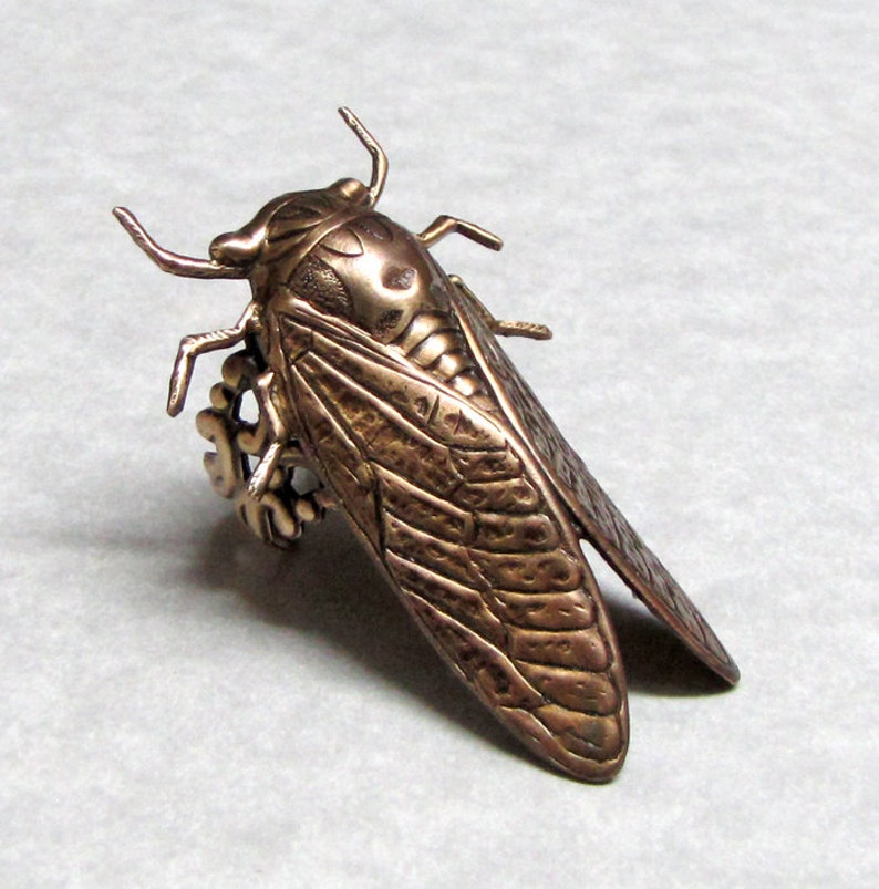 Forest Cicada Ring - Etsy