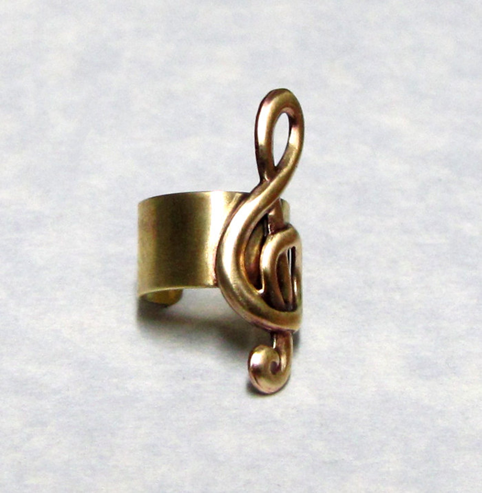 Treble Clef Musical Ear Cuff ' Right Ear ' - Etsy