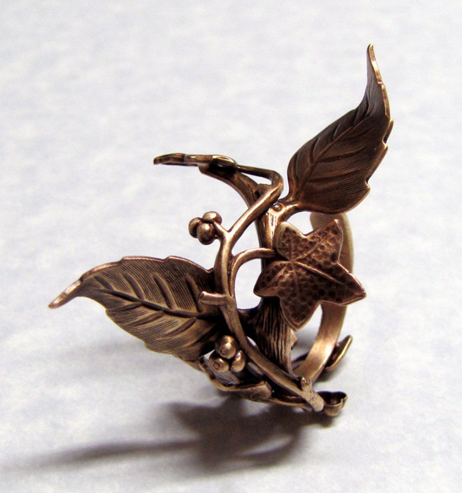 Fairy Tale Forest Ivy Leaf Ring - Etsy Canada