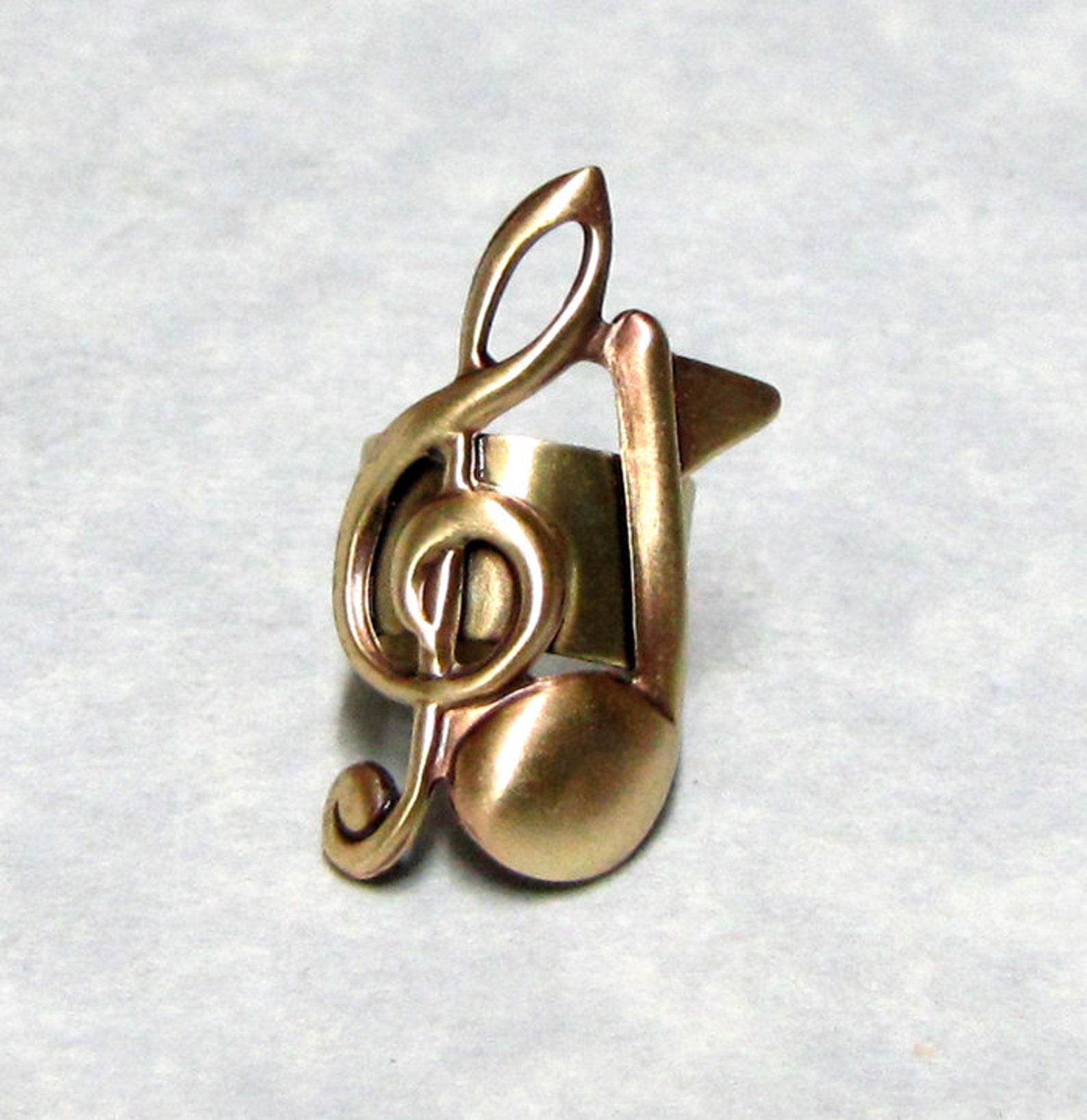Treble & Quarter Musical Note Ear Cuff ' Right Ear ' - Etsy