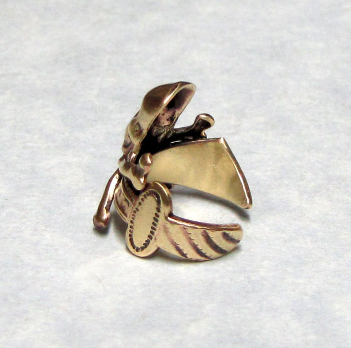 Pirate Nautical Ear Cuff ' Sword and Skull and Cross Bone - Etsy