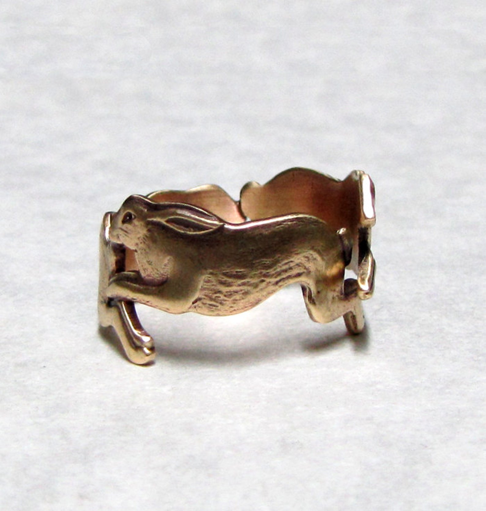 Running Rabbit Ring - Etsy