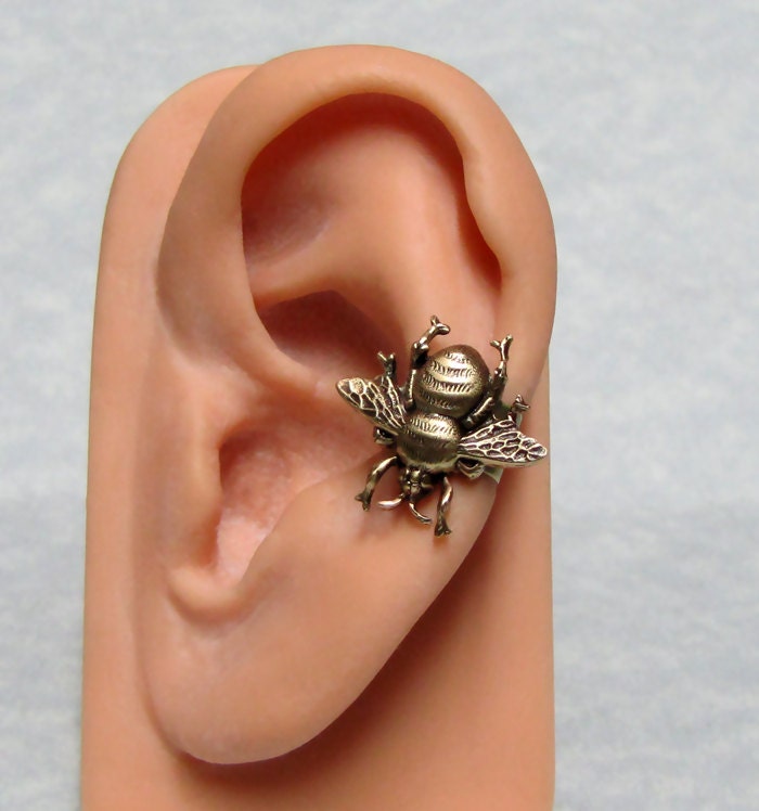 Steampunk Bee Insect Ear Cuff - Etsy