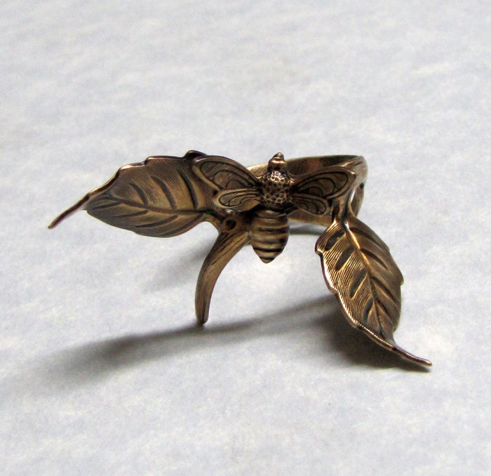 Fairy Tale Scout Bee Forest Ring Band | Etsy