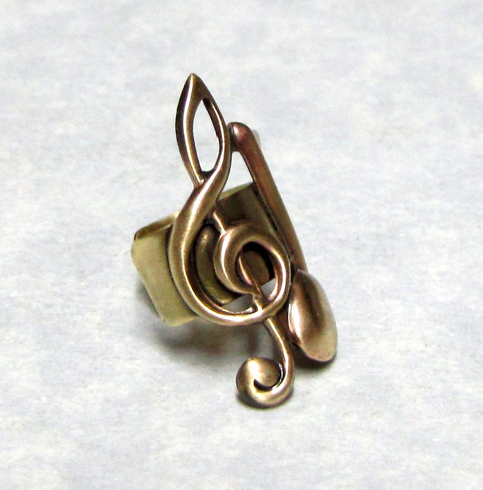 Treble & Quarter Musical Note Ear Cuff ' Left Ear ' | Etsy