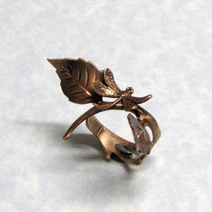 Fairy Tale of Dragonflies, Forest Ring - Etsy