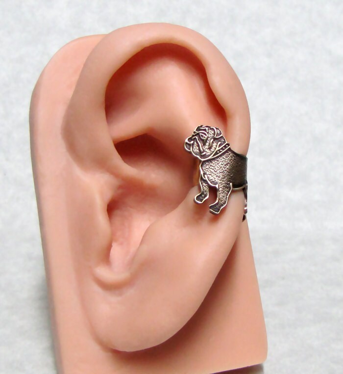 Bulldog Ear Cuff | Etsy