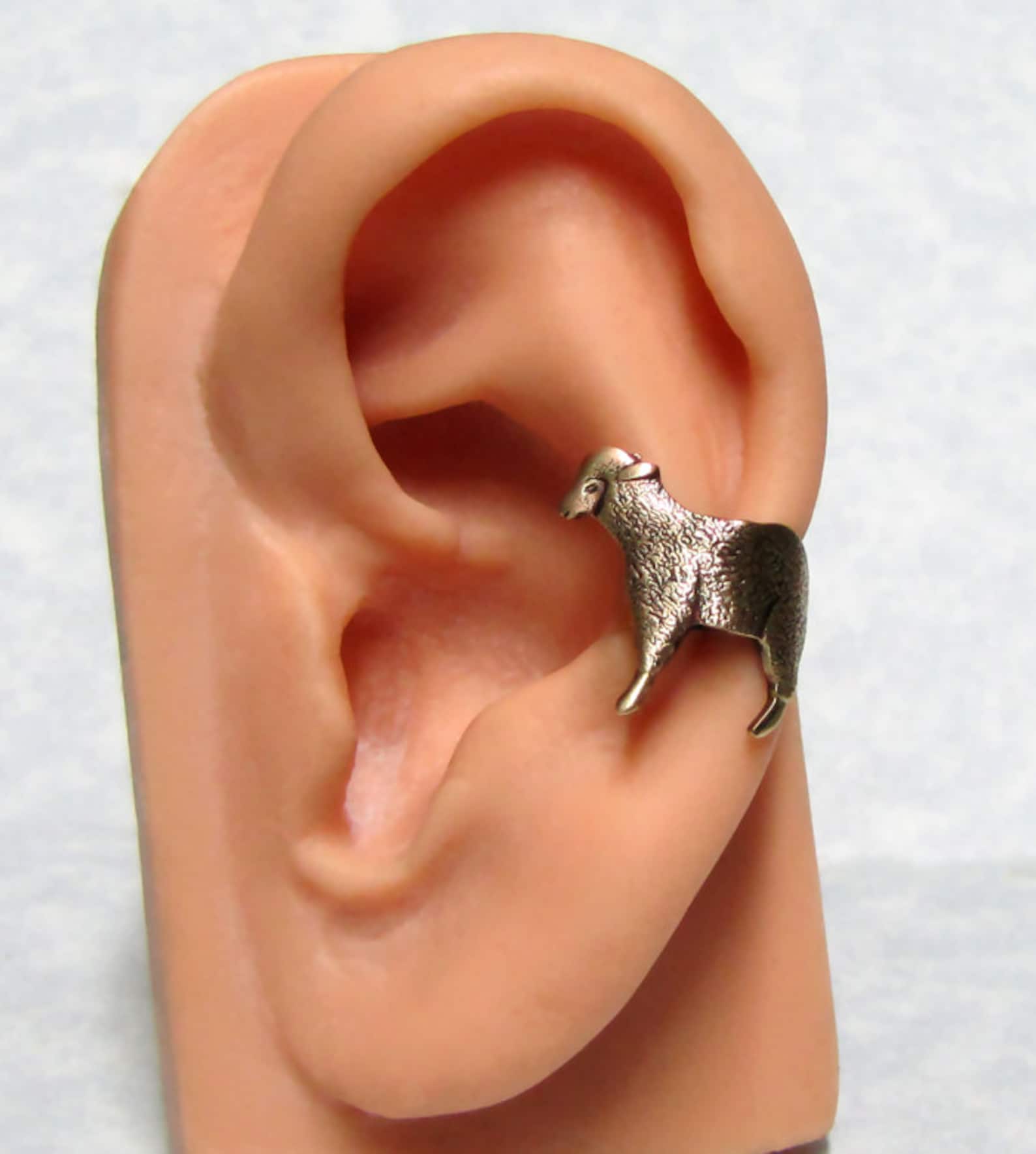 Sheep Ear Cuff left Ear - Etsy