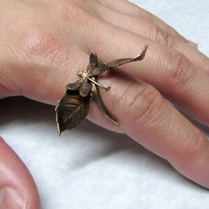 Fairy Tale of Dragonflies, Forest Ring - Etsy