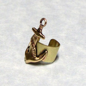 Anchor Nautical Ear Cuff ' Left Ear ' - Etsy