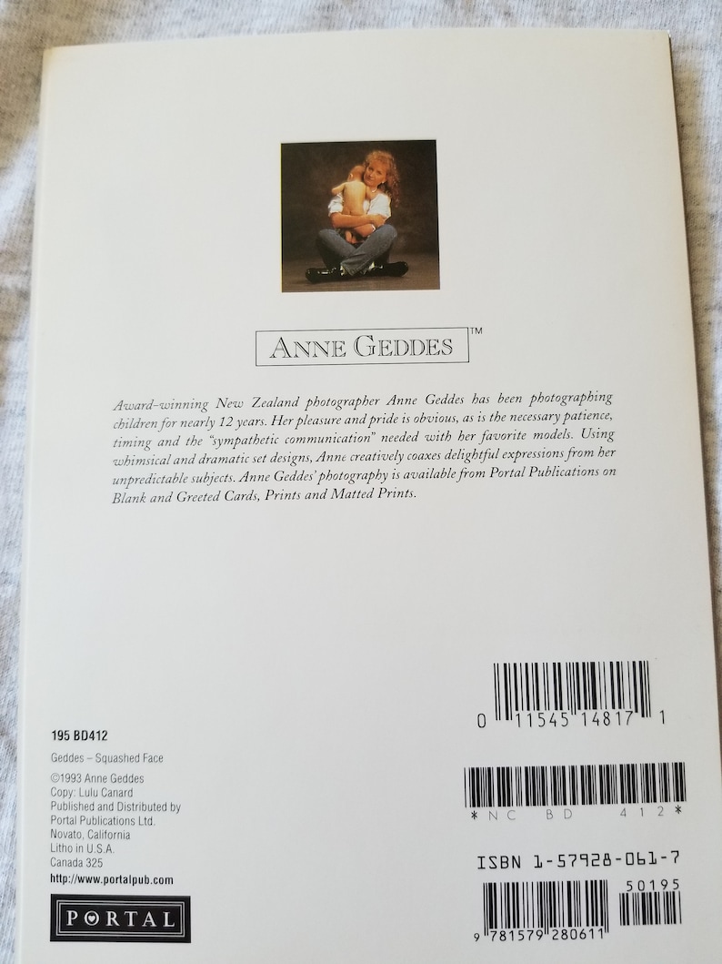 Anne Geddes squashed Face Birthday Card - Etsy