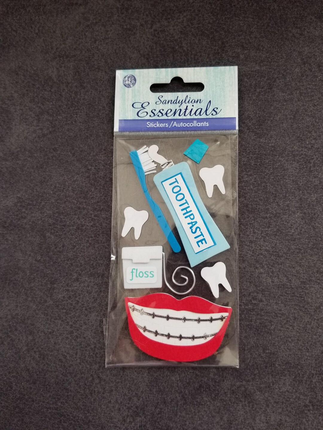 Sandylion Essentials Stickers for Scrapbooking---tooth Care - Etsy