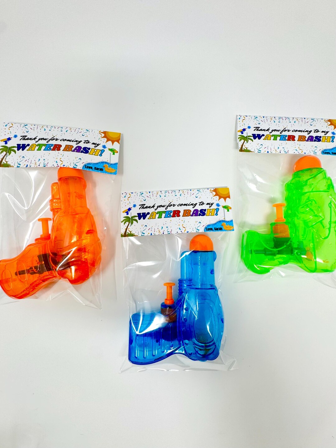 Water Gun Party Favor Birthday Outdoor Fun Party Favor Water Gun Bash ...