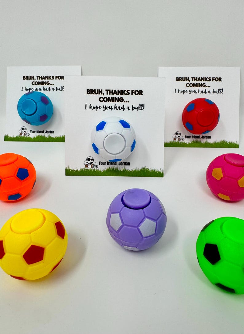 Soccer Party Favor Custom Sport Party Favor Noncandy Soccer Team Gift ...