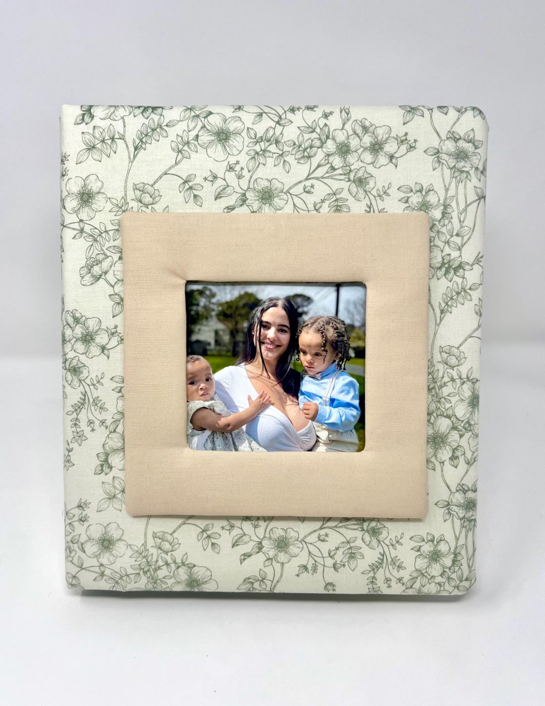 Custom Fabric Scrapbook Handmade Memory Book Photo Cutout Personalized ...