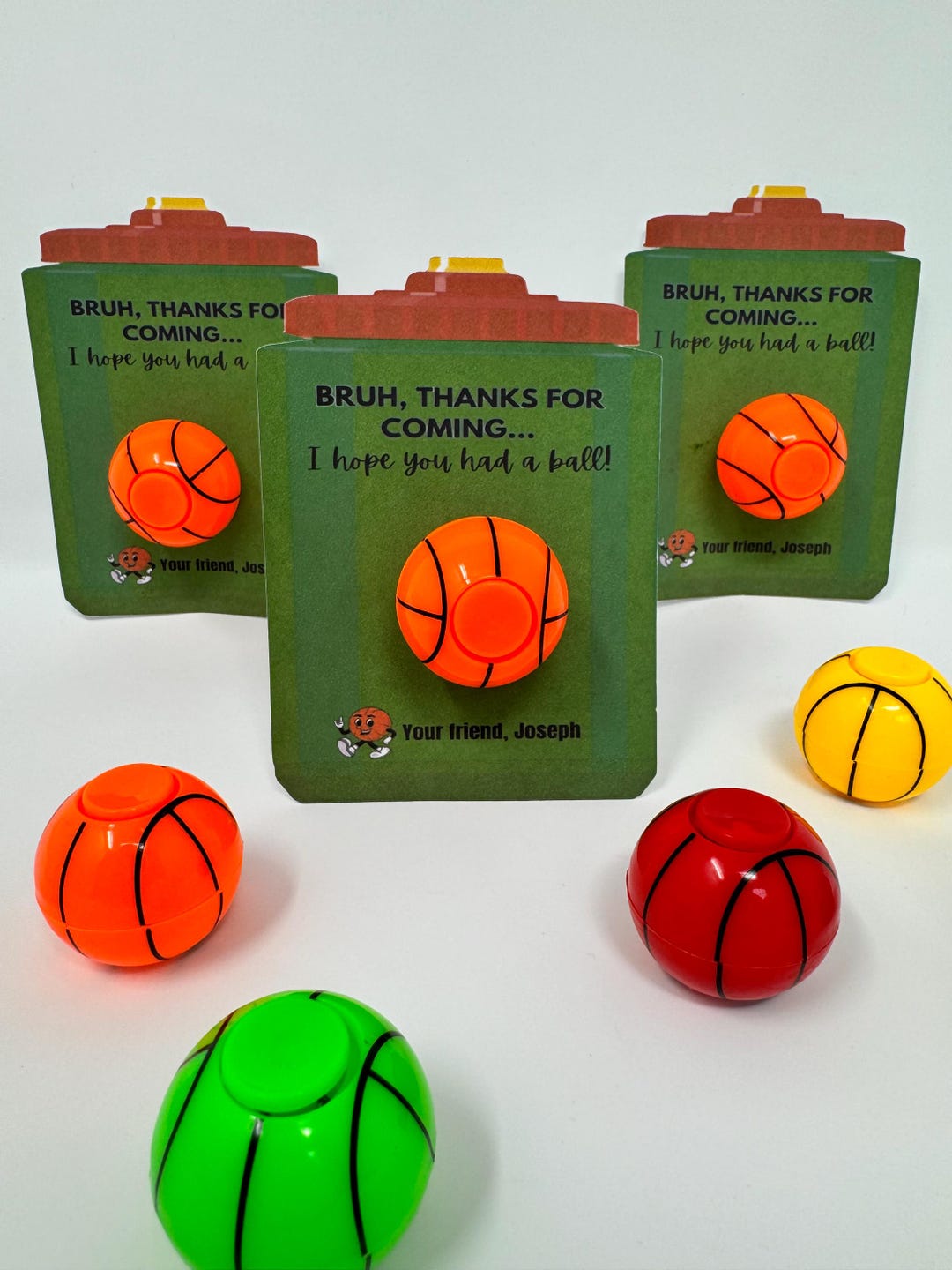 Basketball Party Favor Custom Sport Party Favor Noncandy Basketball ...