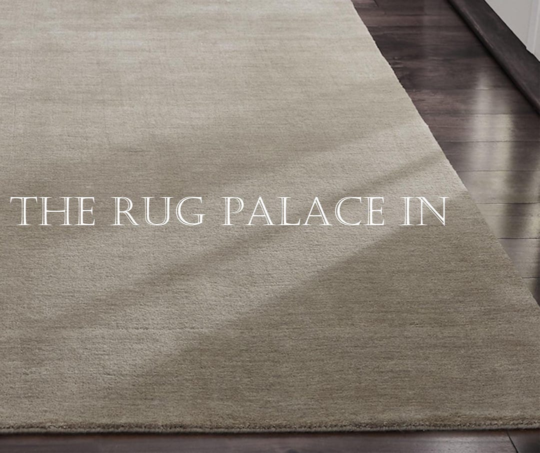 C&B Baxter Putty Grey Color Handmade Tufted Wool Area Rug: Modern ...