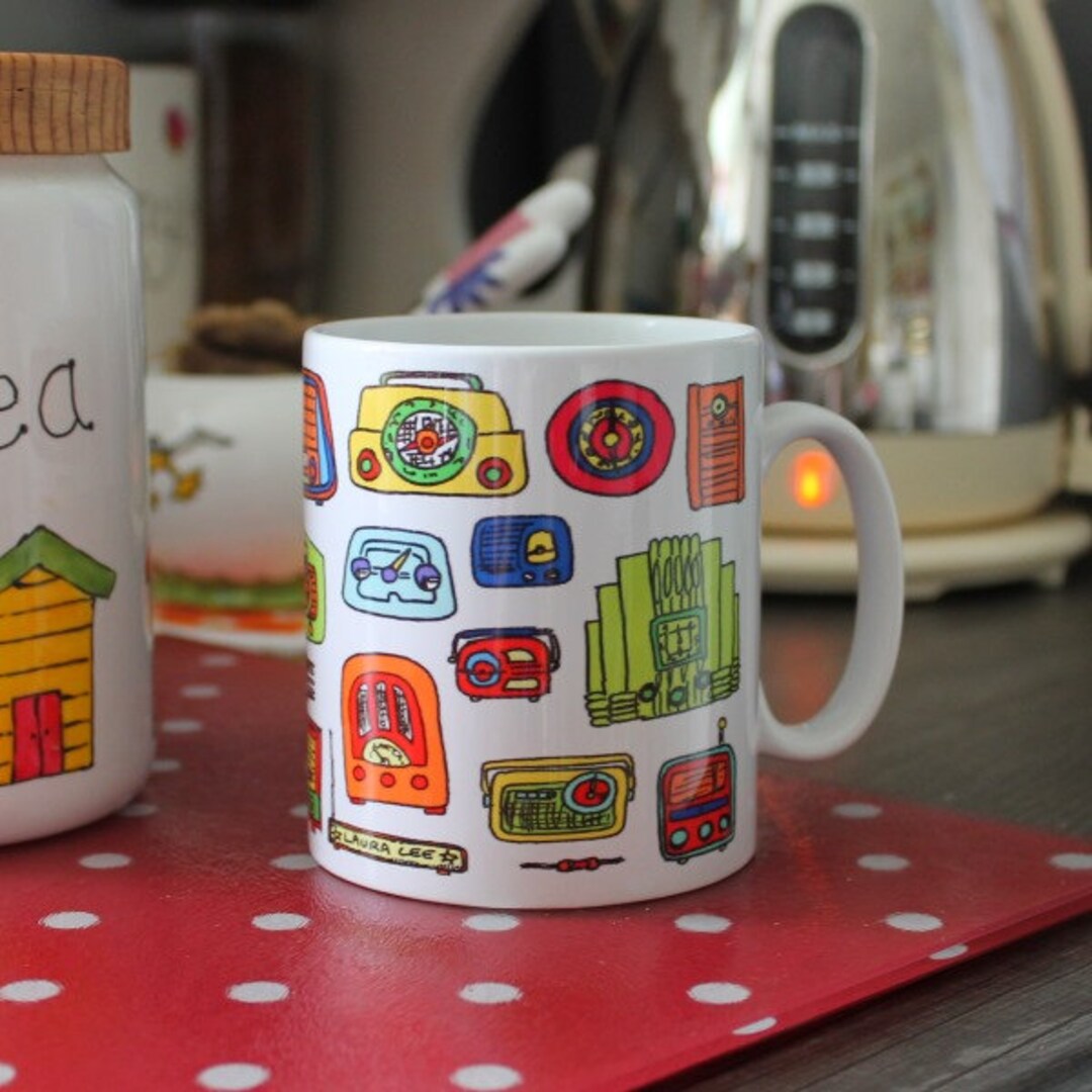 Vintage Radio Mug Radio Valves Radio Ham Gift Men's - Etsy UK