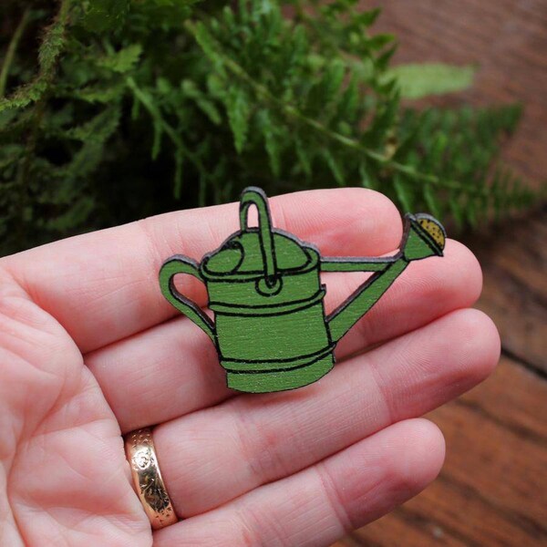 Watering Can Brooch - Etsy UK